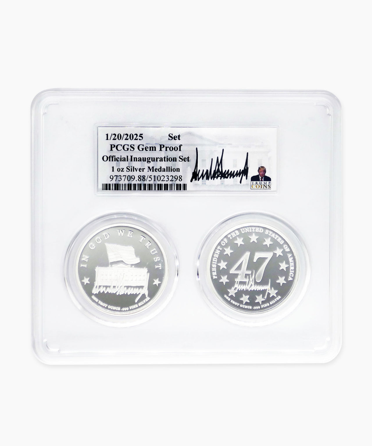 President Trump Inauguration Set (Certified) – Trump Coins