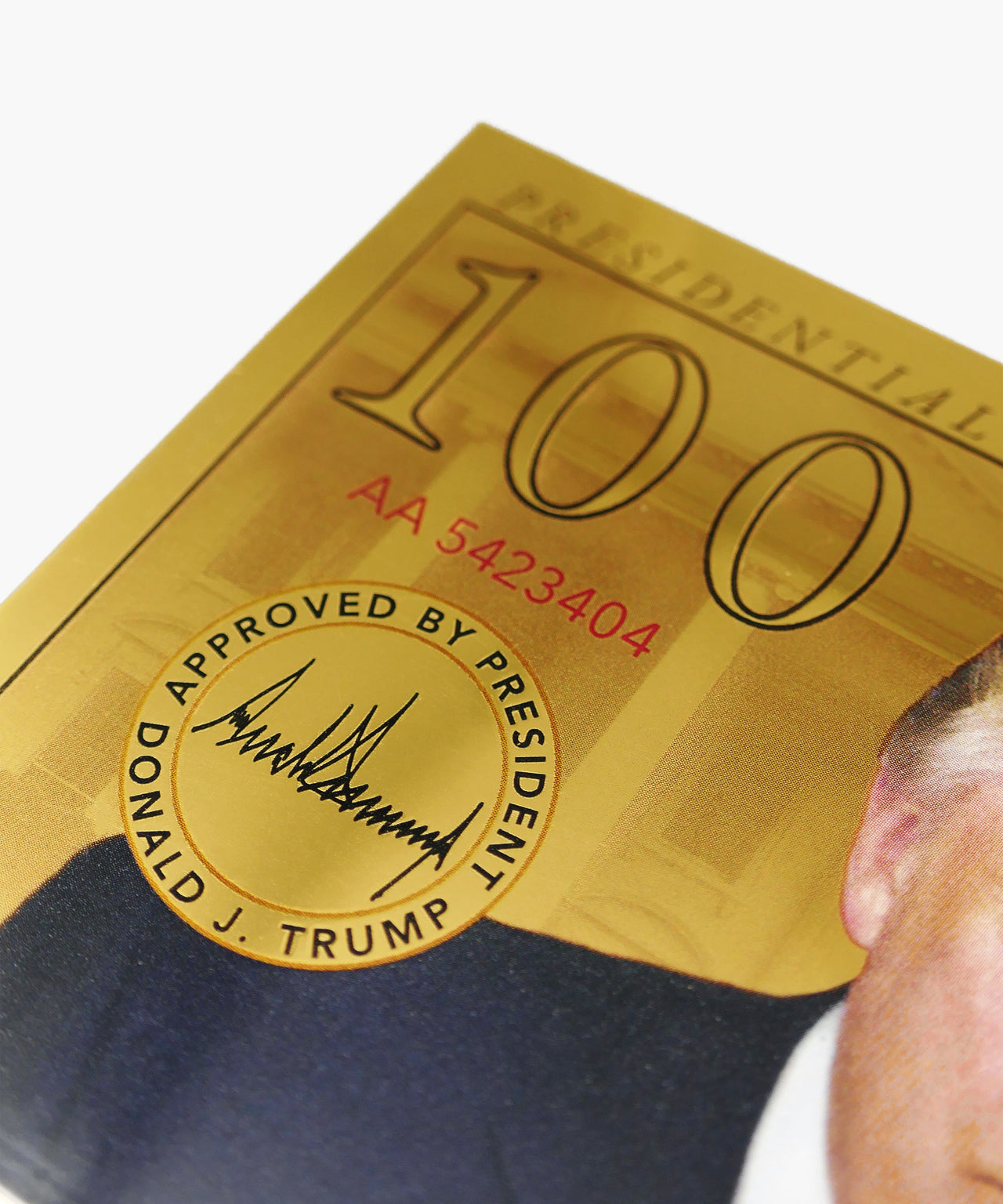 Presidential Gold Aurum® Note – Trump Coins