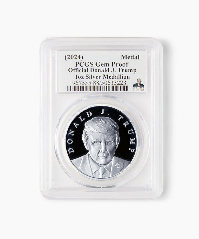 President Trump First Edition Silver Medallion (Certified) – Trump Coins