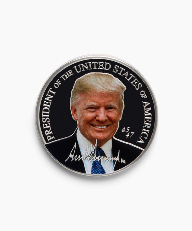 The Signature Portrait Silver Coin – Trump Coins