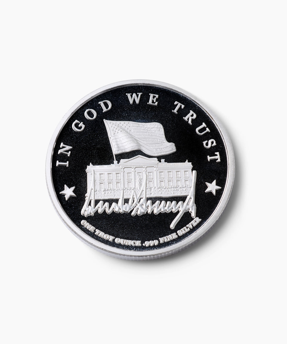 President Trump First Edition Silver Medallion – Trump Coins