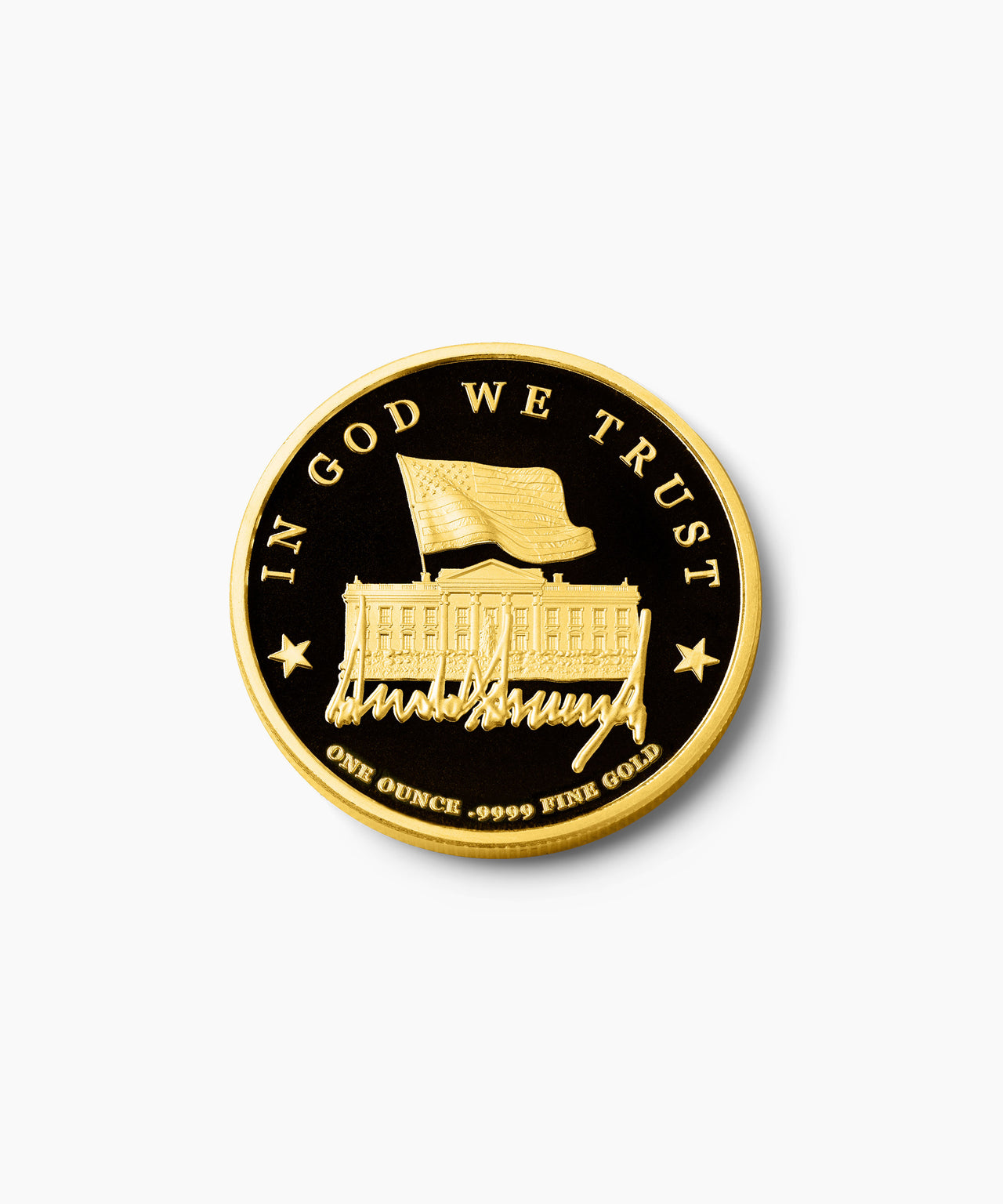 President Trump First Edition Gold Medallion (Certified) – Trump Coins
