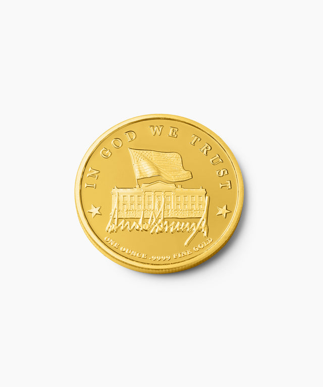 President Trump First Edition Gold Medallion (Certified) – Trump Coins