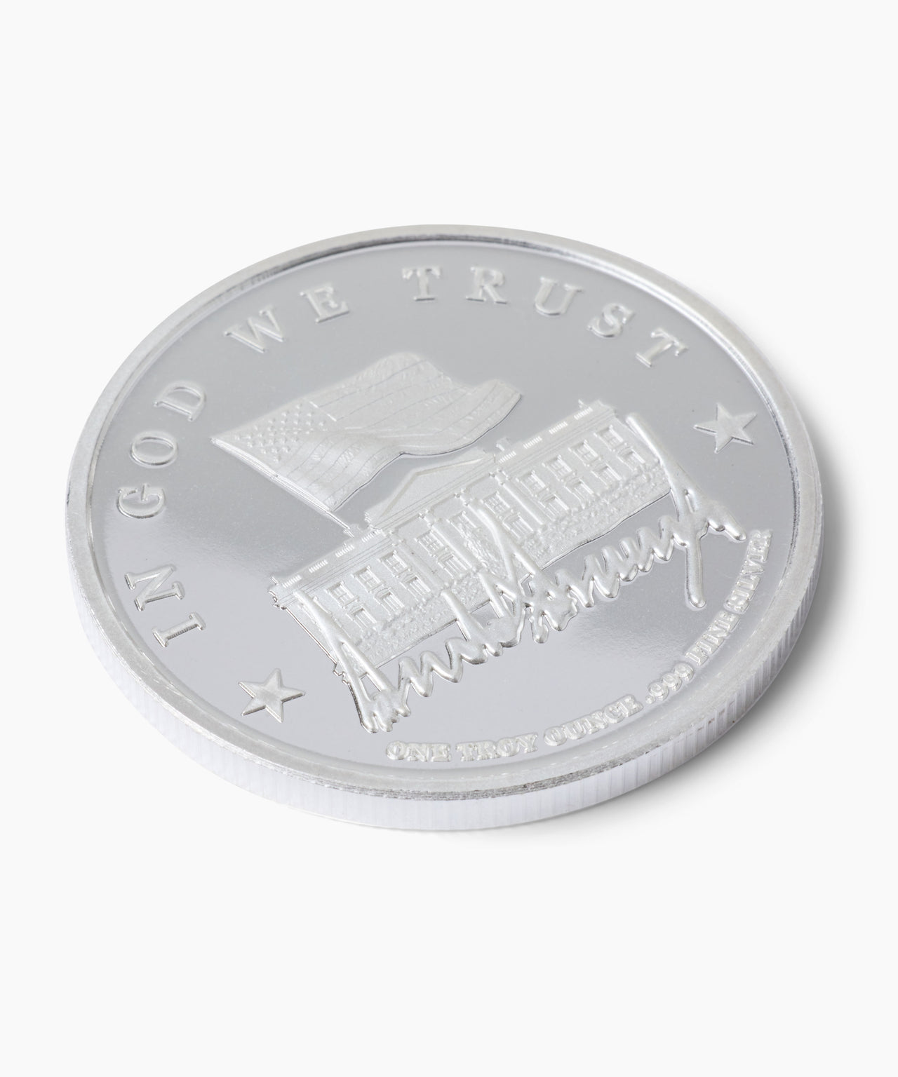 President Trump First Edition Silver Medallion – Trump Coins