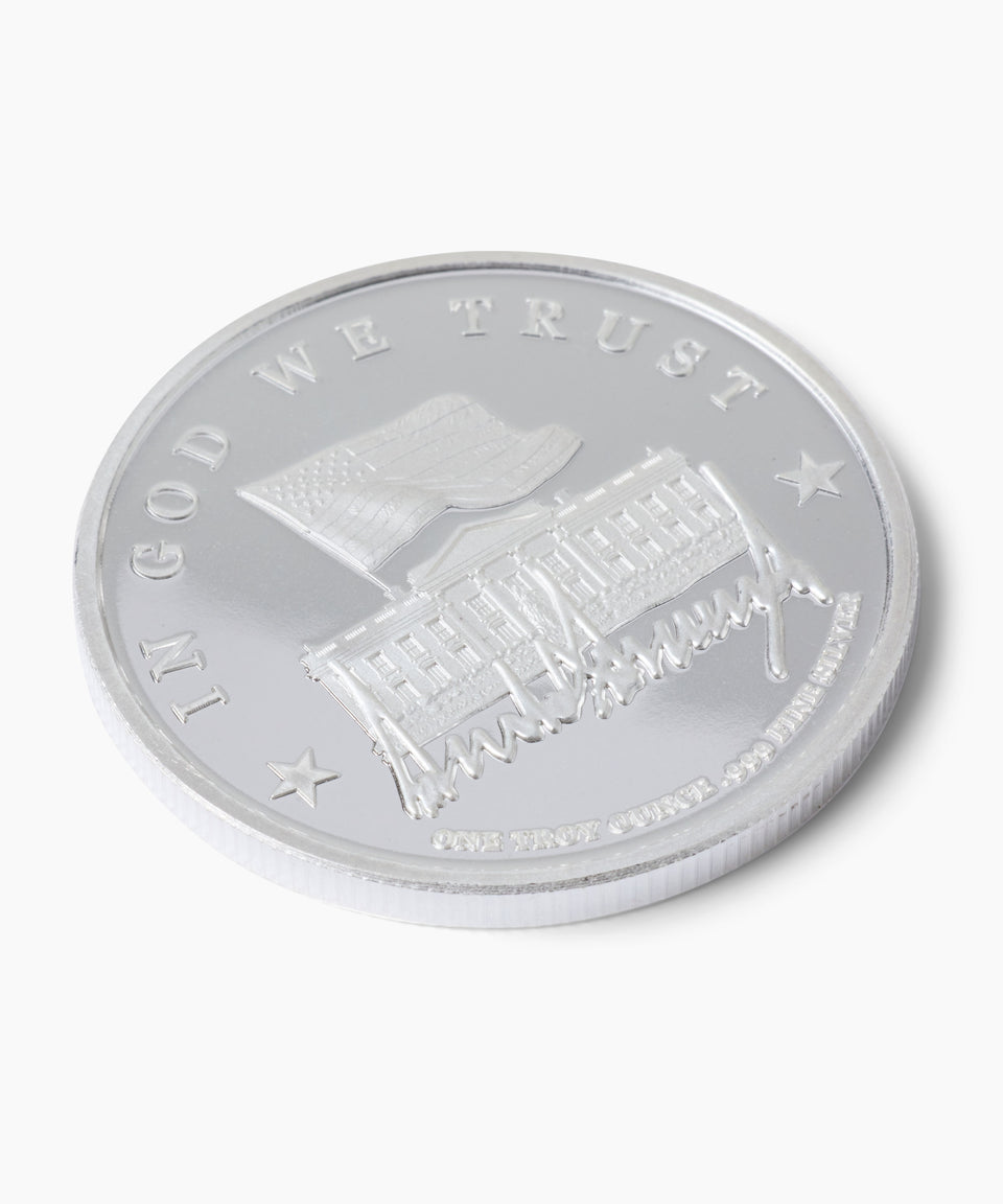 President Trump First Edition Silver Medallion – Trump Coins