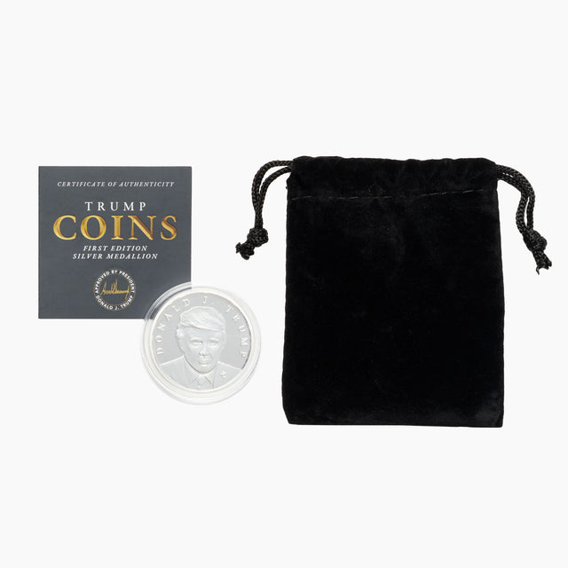 President Trump First Edition Silver Medallion – Trump Coins