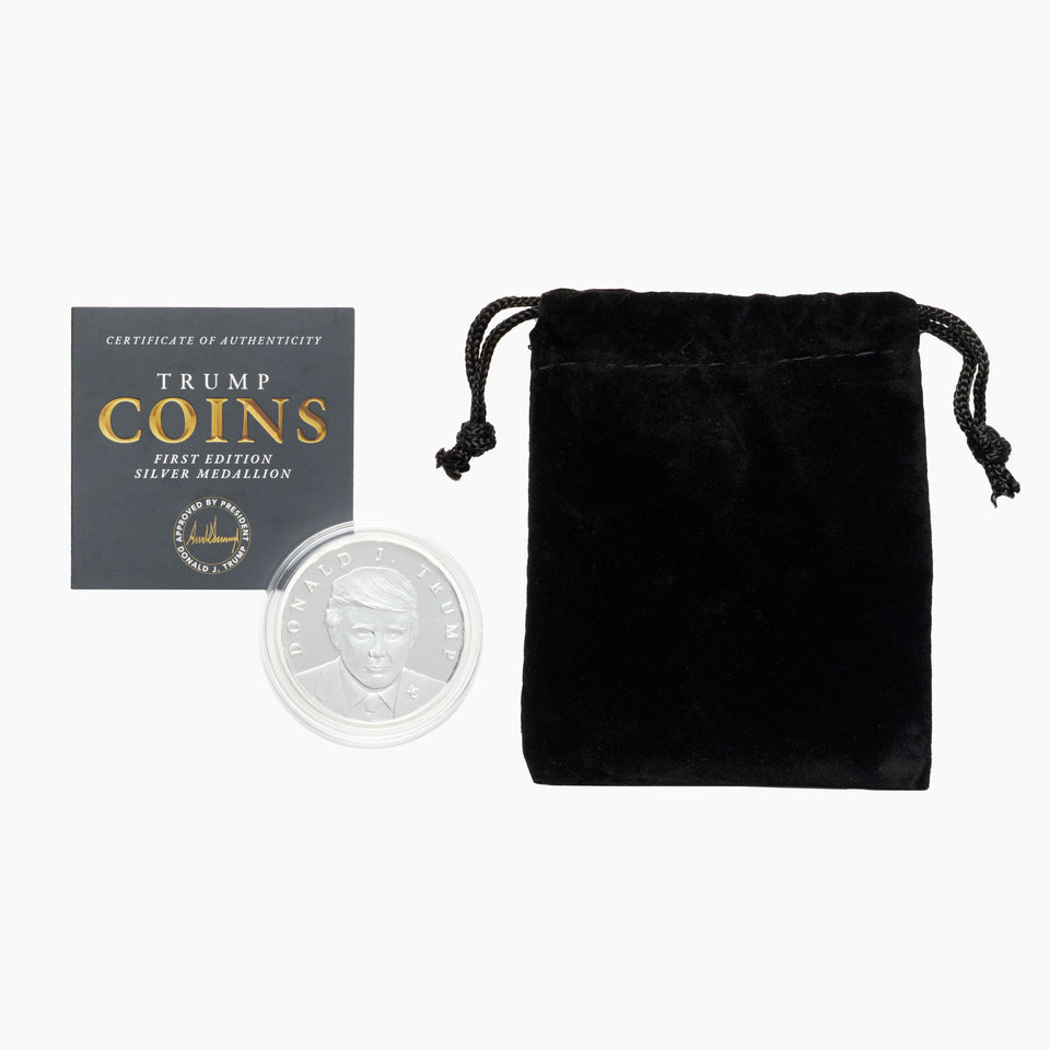 President Trump First Edition Silver Medallion – Trump Coins