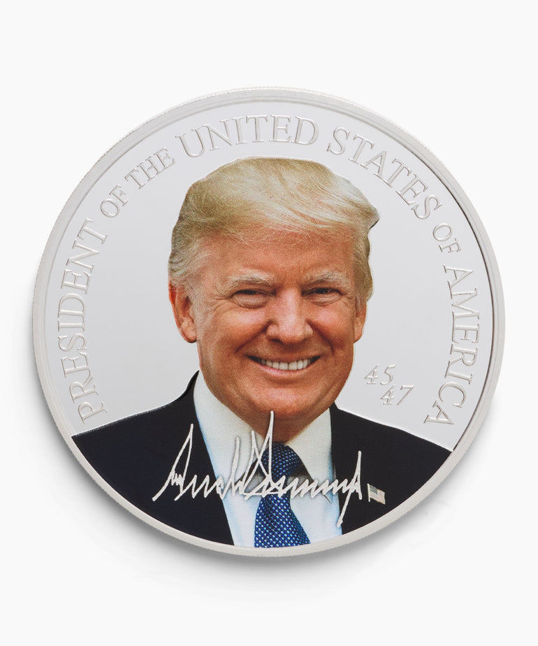 The Signature Portrait Silver Coin – Trump Coins