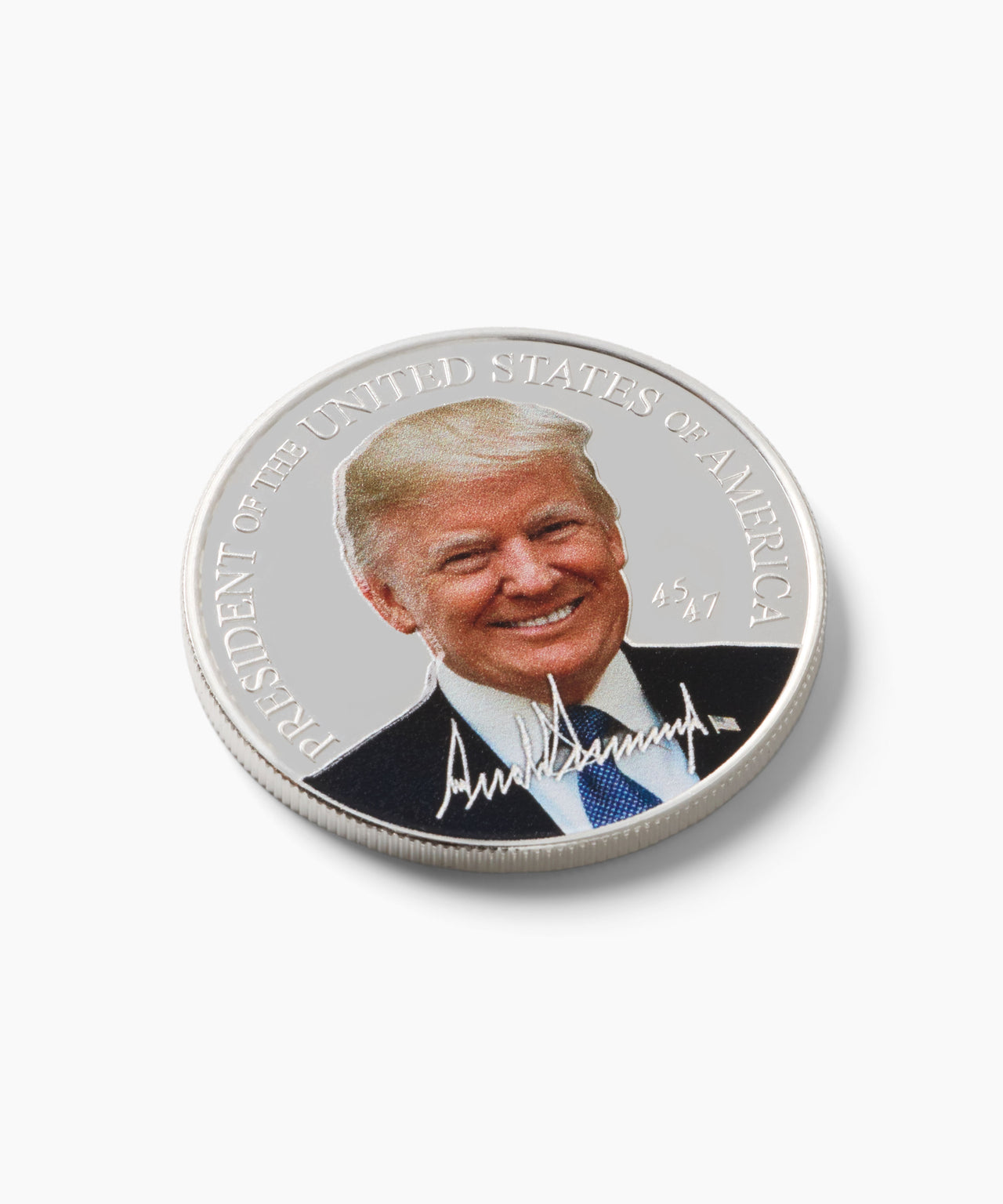 The Signature Portrait Silver Coin – Trump Coins