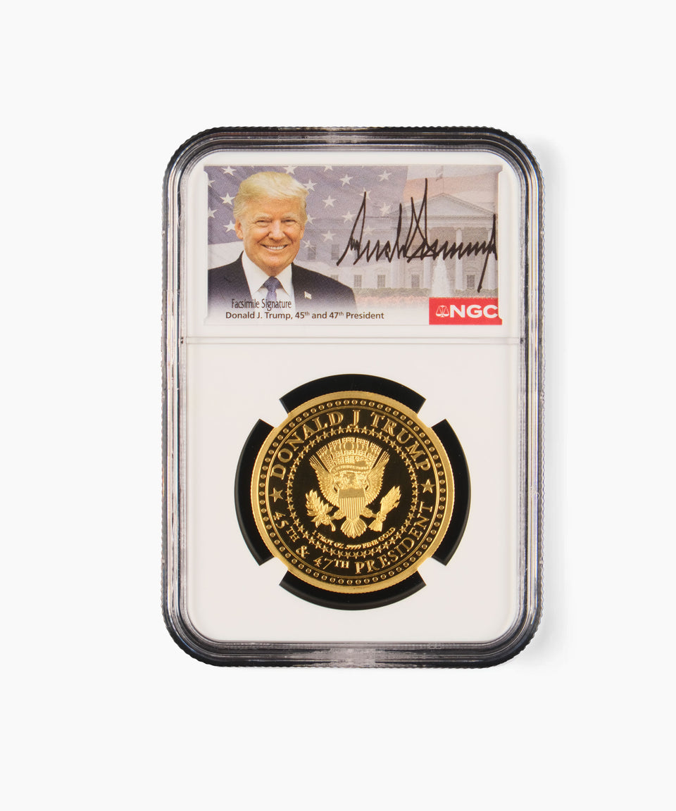 1oz PF70 President Trump Second Edition Gold Medallion – Trump Coins