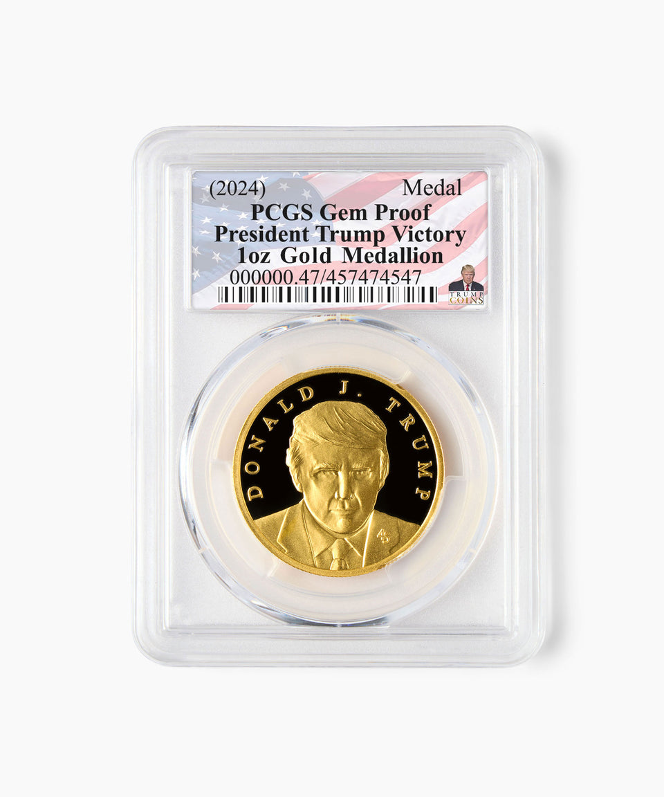 President Trump Victory Gold Medallion (Certified) – Trump Coins