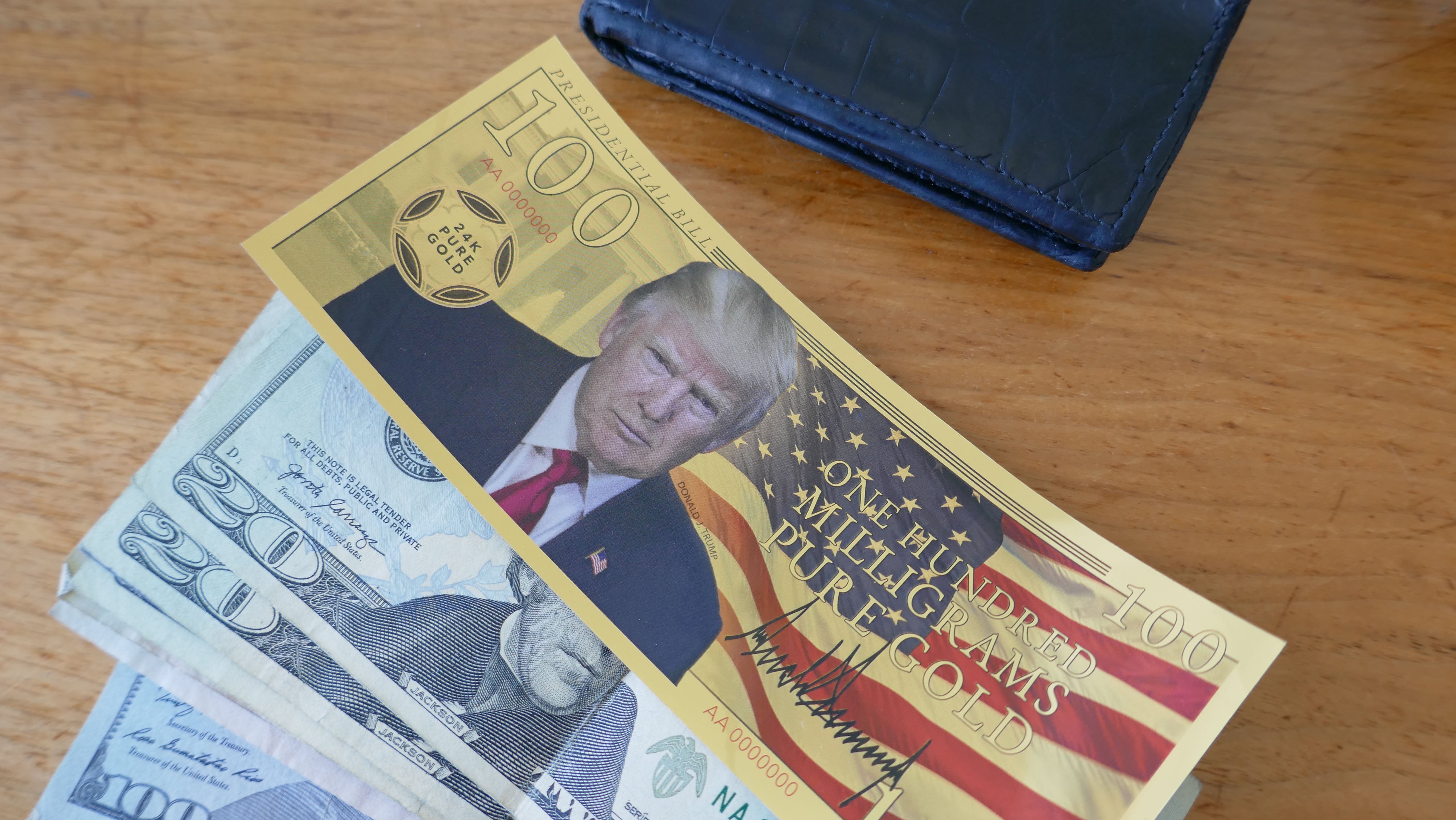 Presidential Gold Aurum® Note – Trump Coins