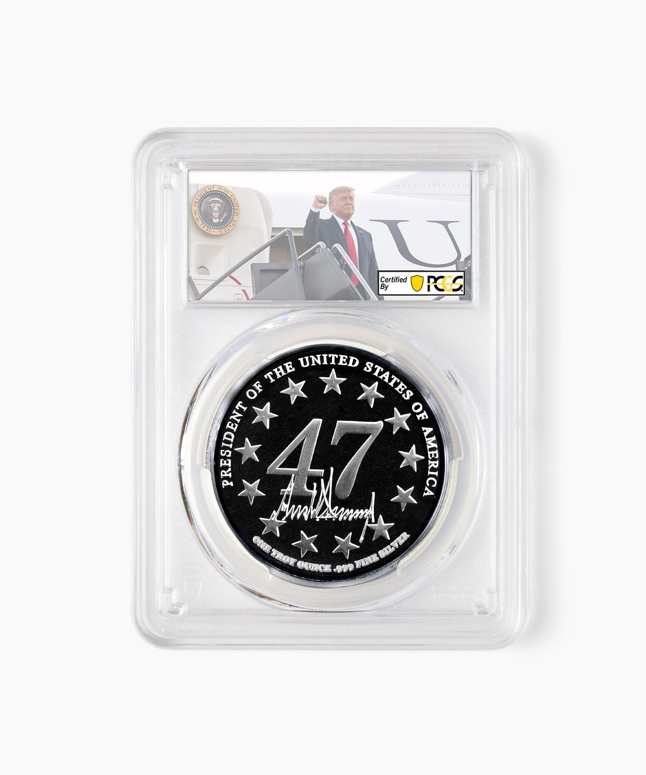 President Trump Victory Silver Medallion (Certified) – Trump Coins