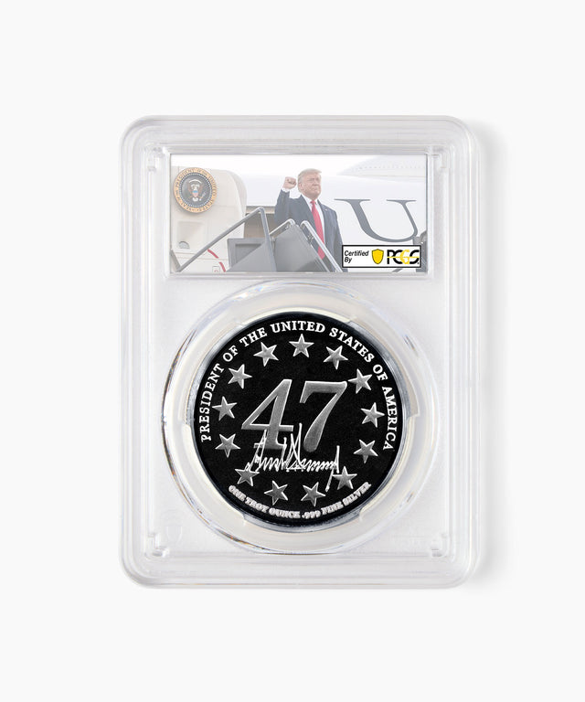 President Trump Victory Silver Medallion (Certified) – Trump Coins